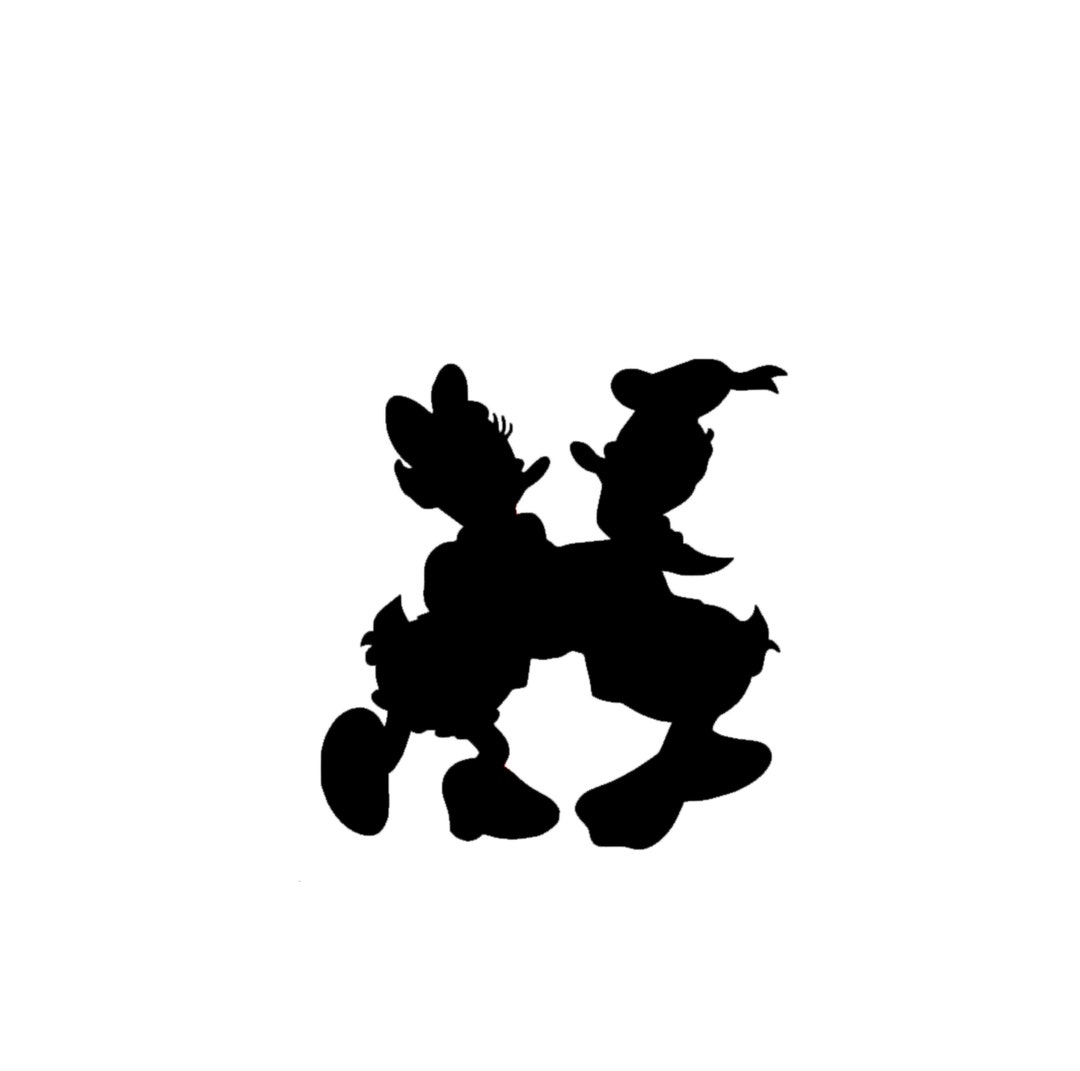 Disney Daisy and Donad Duck Decal | Daisy Duck Decal | Disney Donald ...
