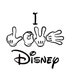 I Love Disney Decal | Disney Decal | Disney Love Sticker | I Love ...