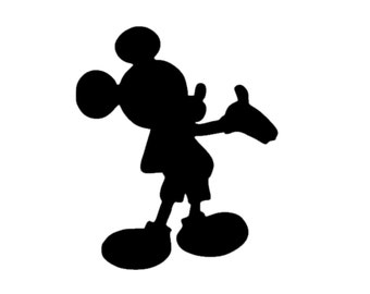 Mickey Mouse Vinyl Decal - Etsy