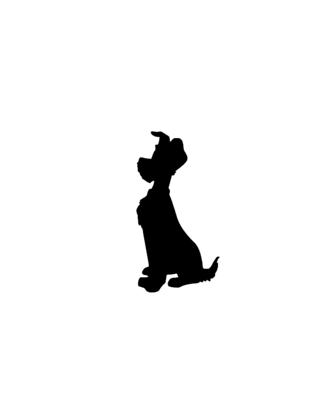 Tramp Decal | Lady and the Tramp Decal | Tramp Decal | Lady Decal ...