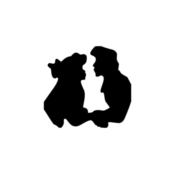 Ariel Og Eric Silhuett