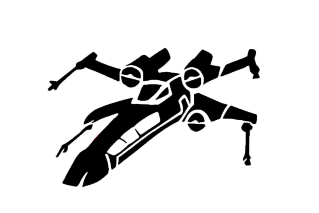 X-wing Fighter Star Wars Decal | X-wing Decal | Vinyl X-wing Fighter ...