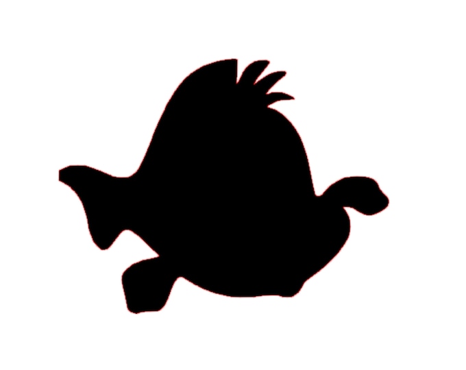 Flounder Disney Magic Band Decal Disney Flounder From Little Mermaid ...