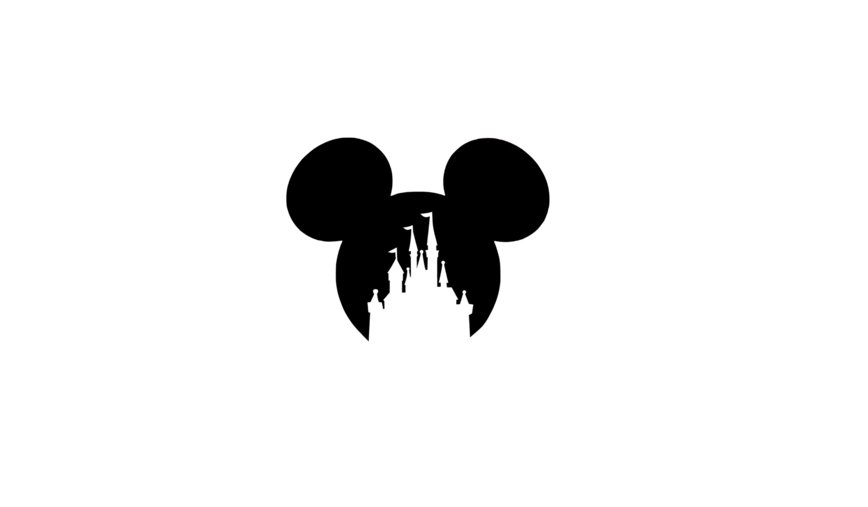 Mickey Mouse Head With Disney Castle Vinyl Decal Sticker - Etsy