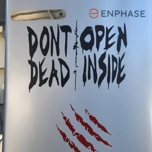 Don't Open Dead Inside Decal | Walking Dead Decal | Walking Dead ...
