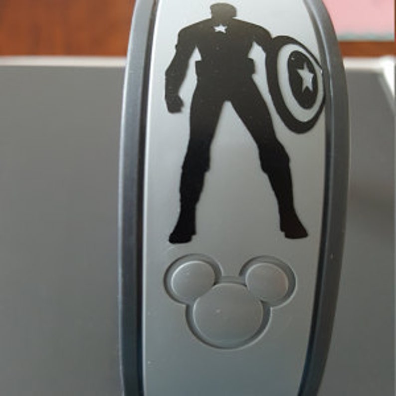 Captain America Disney Magic Band Decal Disney Captain - Etsy