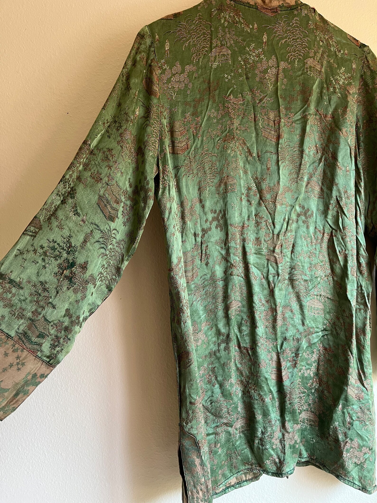 Vintage Green Traditional Chinese Style Jacket - Etsy