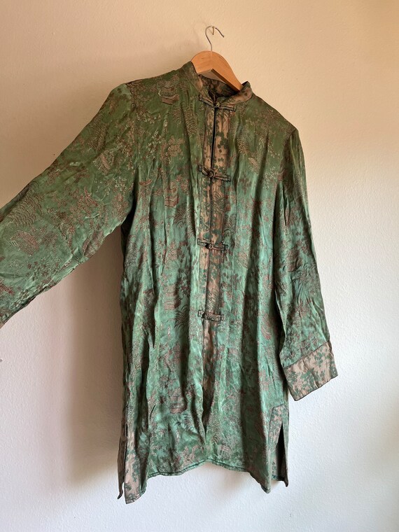 Vintage Green Traditional Chinese Style Jacket - Gem