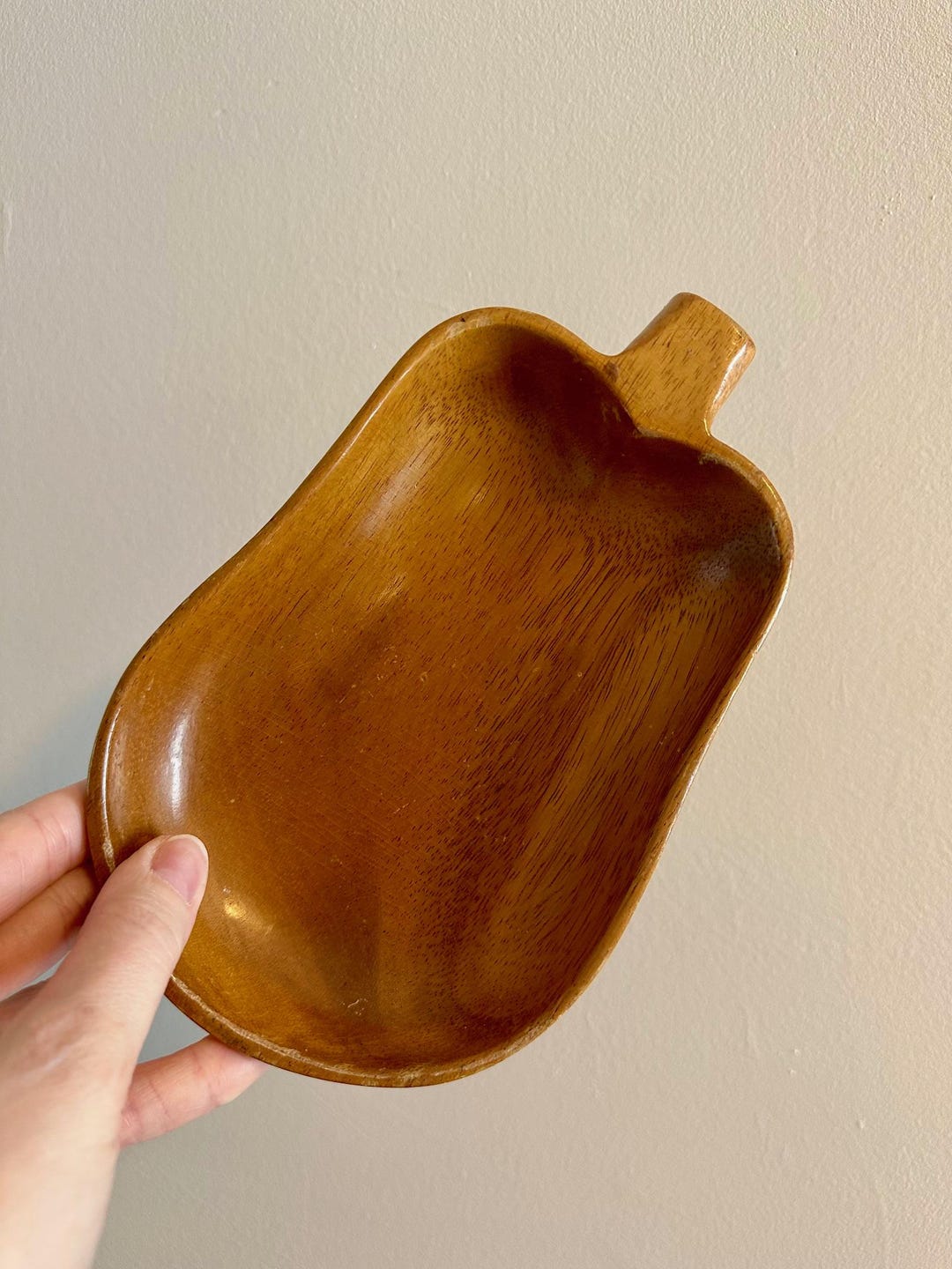 MCM Monkey Pod Pepper Trinket Dish - Etsy