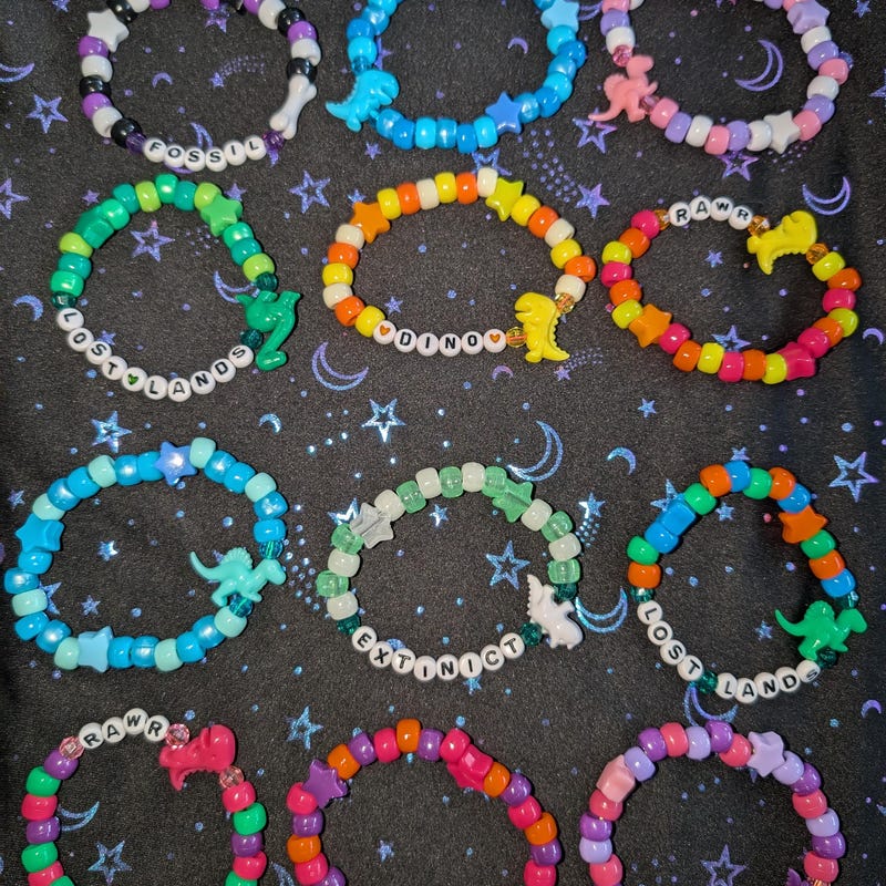 Kandi Dinosaur - Etsy