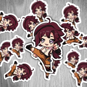 Genshin Impact Stickers Heizou - Etsy