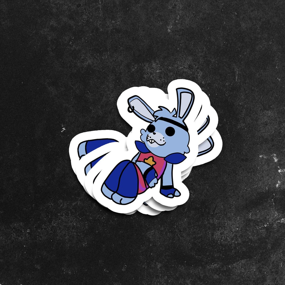 Glamrock Bonnie Sticker - Etsy