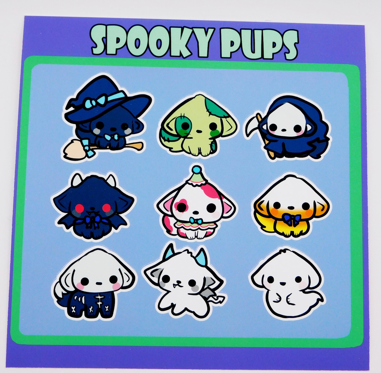 Spooky Pup Sticker Sheet - Etsy