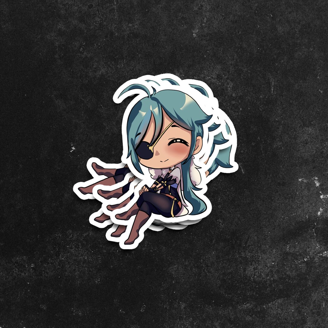 Genshin Impact Stickers Kaeya - Etsy
