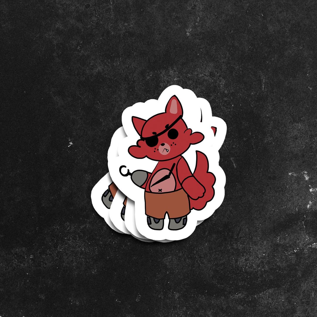 Foxy Sticker - Etsy
