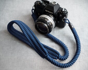 Blue Camera Strap - Etsy