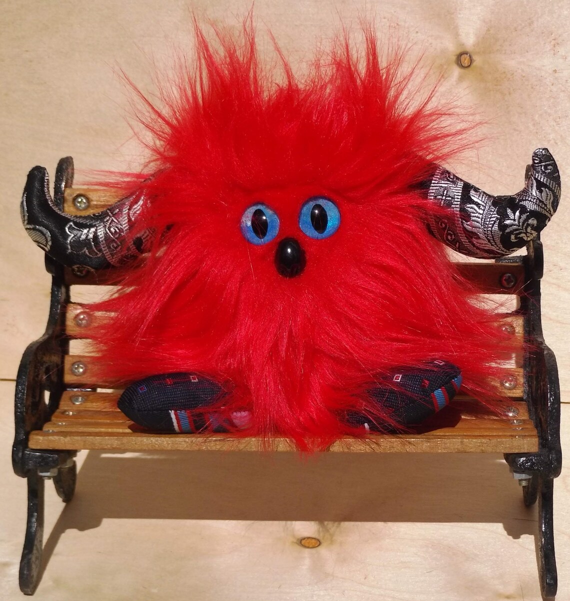 Weighted Stuffed Monster Cherry the Woobie Monster - Etsy