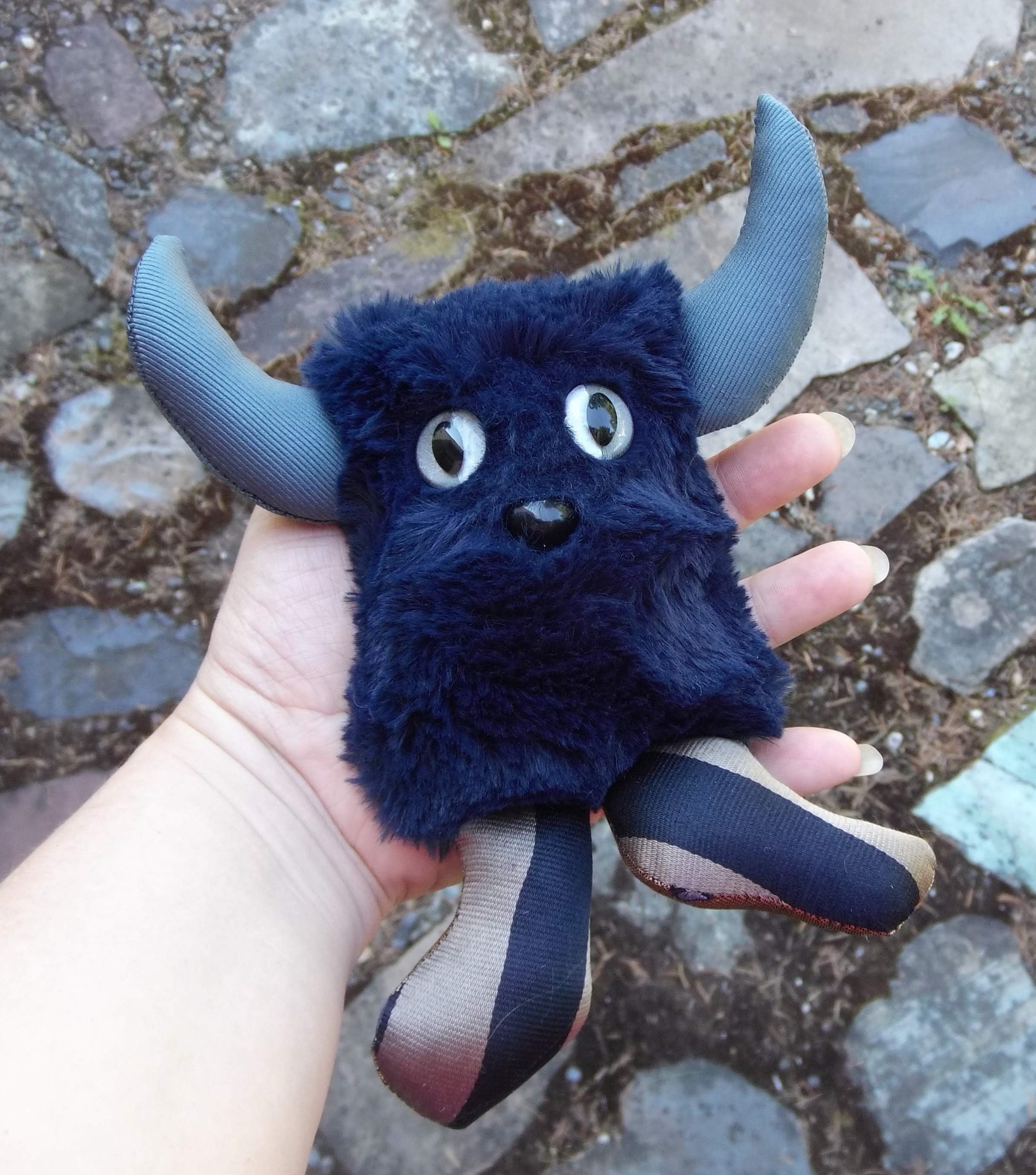 Weighted Stuffed Monster Midnight the Woobie Monster - Etsy