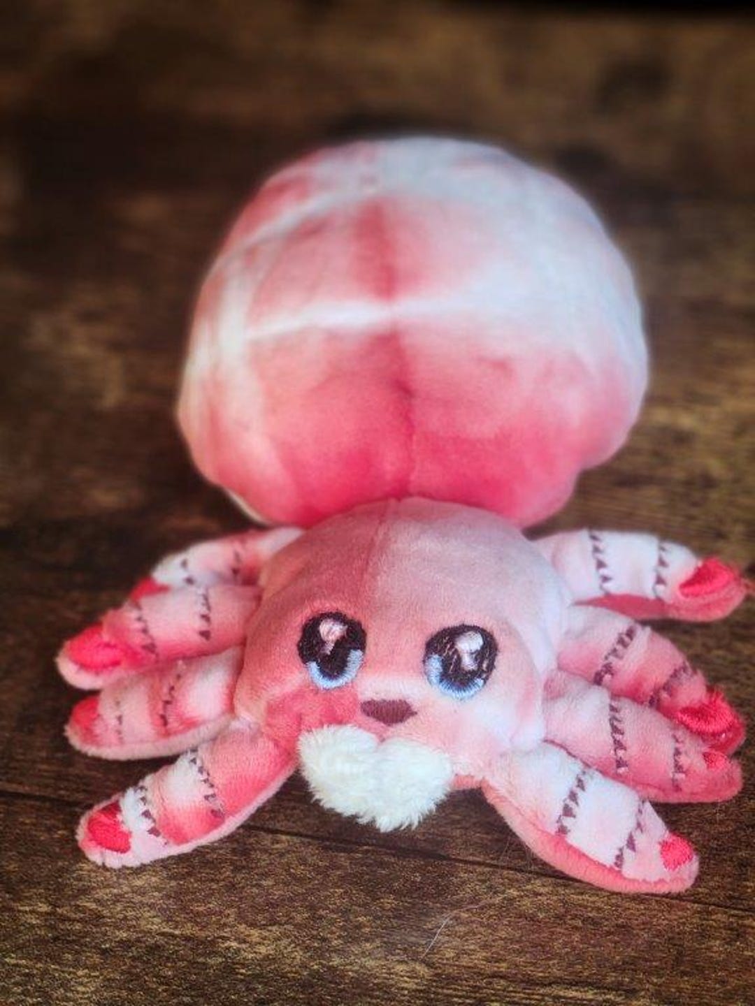 Fuzzy Jumping Spider Plush: Handmade Minky Monster - Etsy