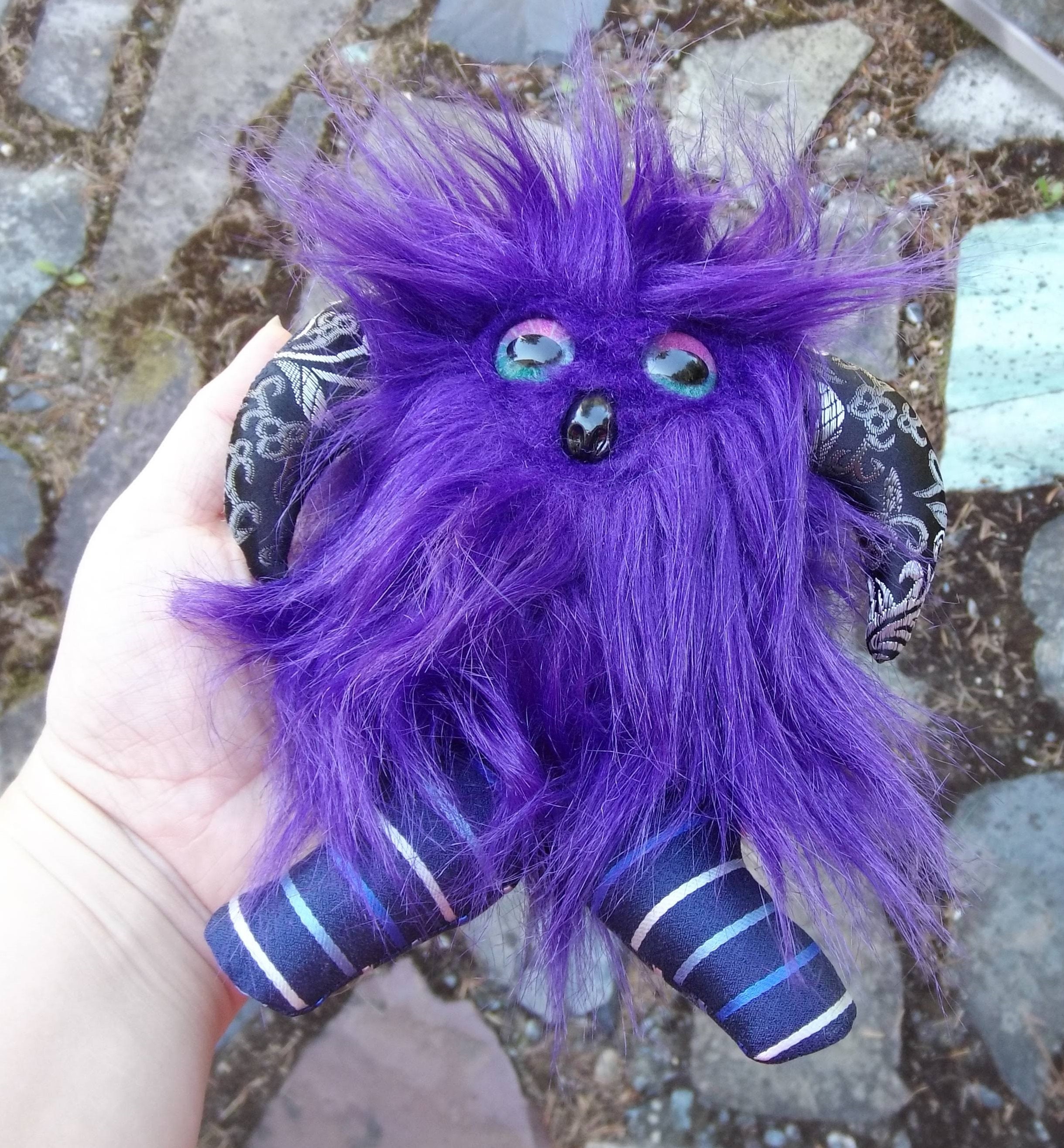 Weighted Stuffed Monster Orchid the Woobie Monster - Etsy