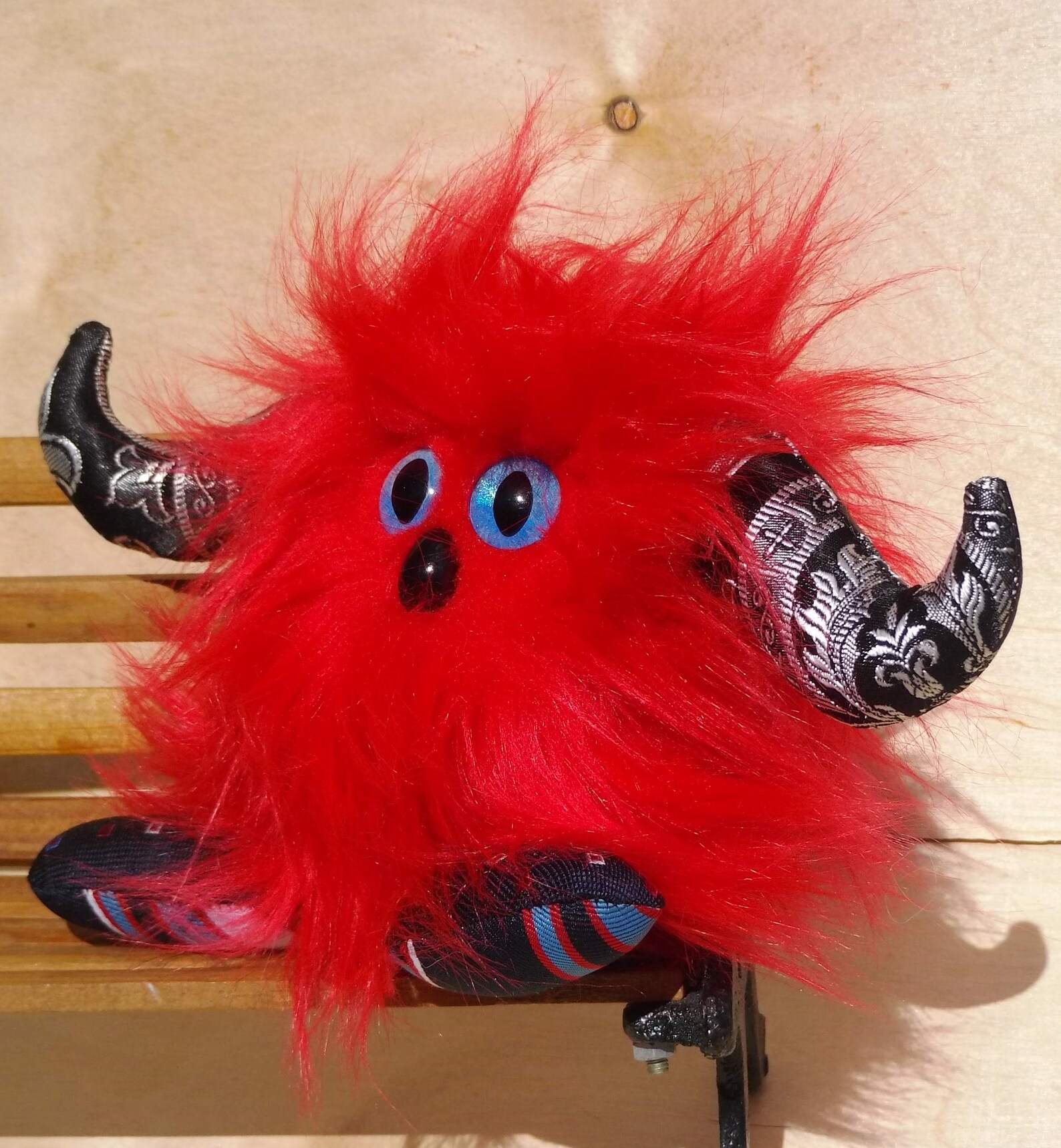 Weighted Stuffed Monster Cherry the Woobie Monster - Etsy