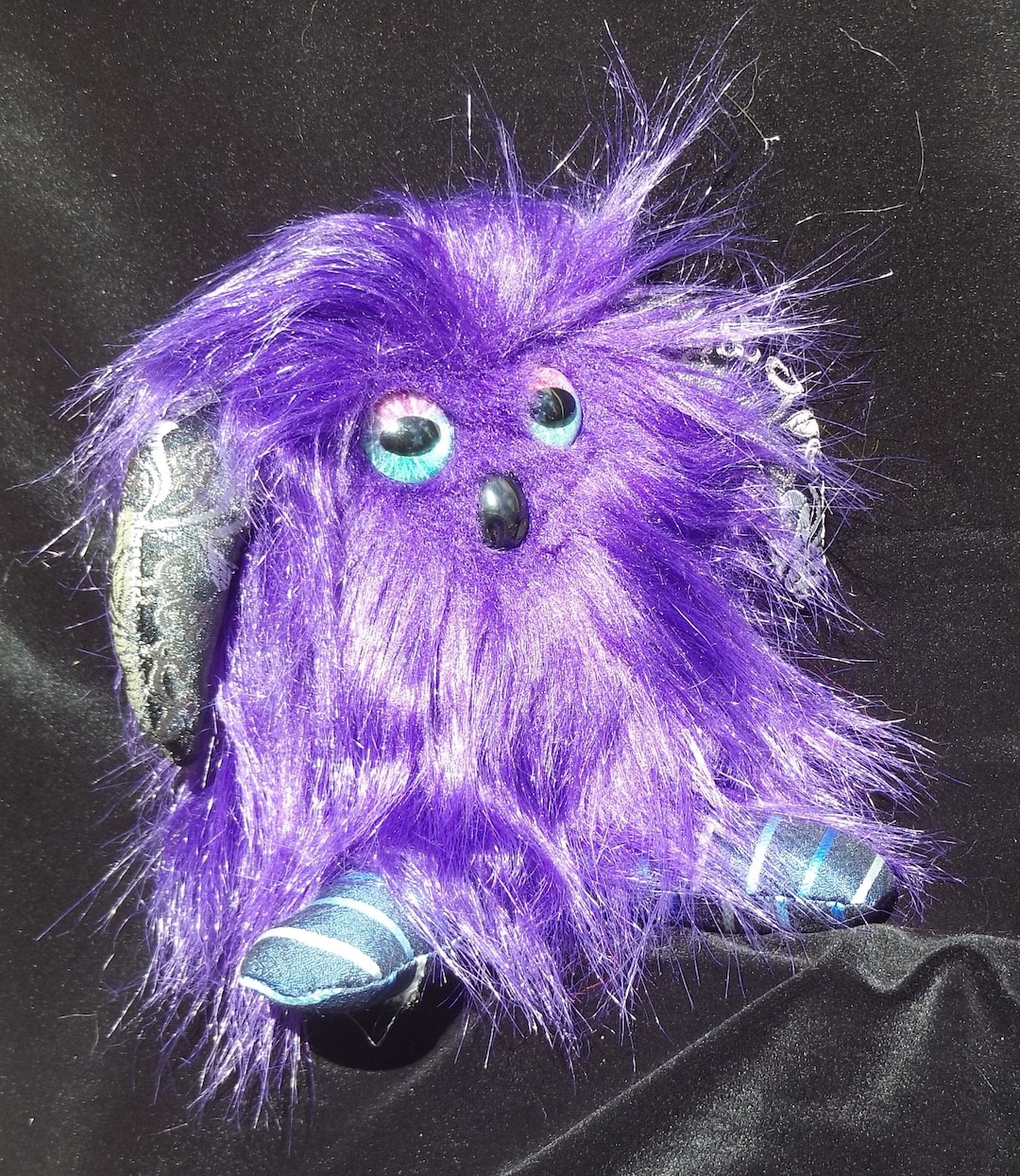 Weighted Stuffed Monster - Orchid the Woobie Monster - Etsy