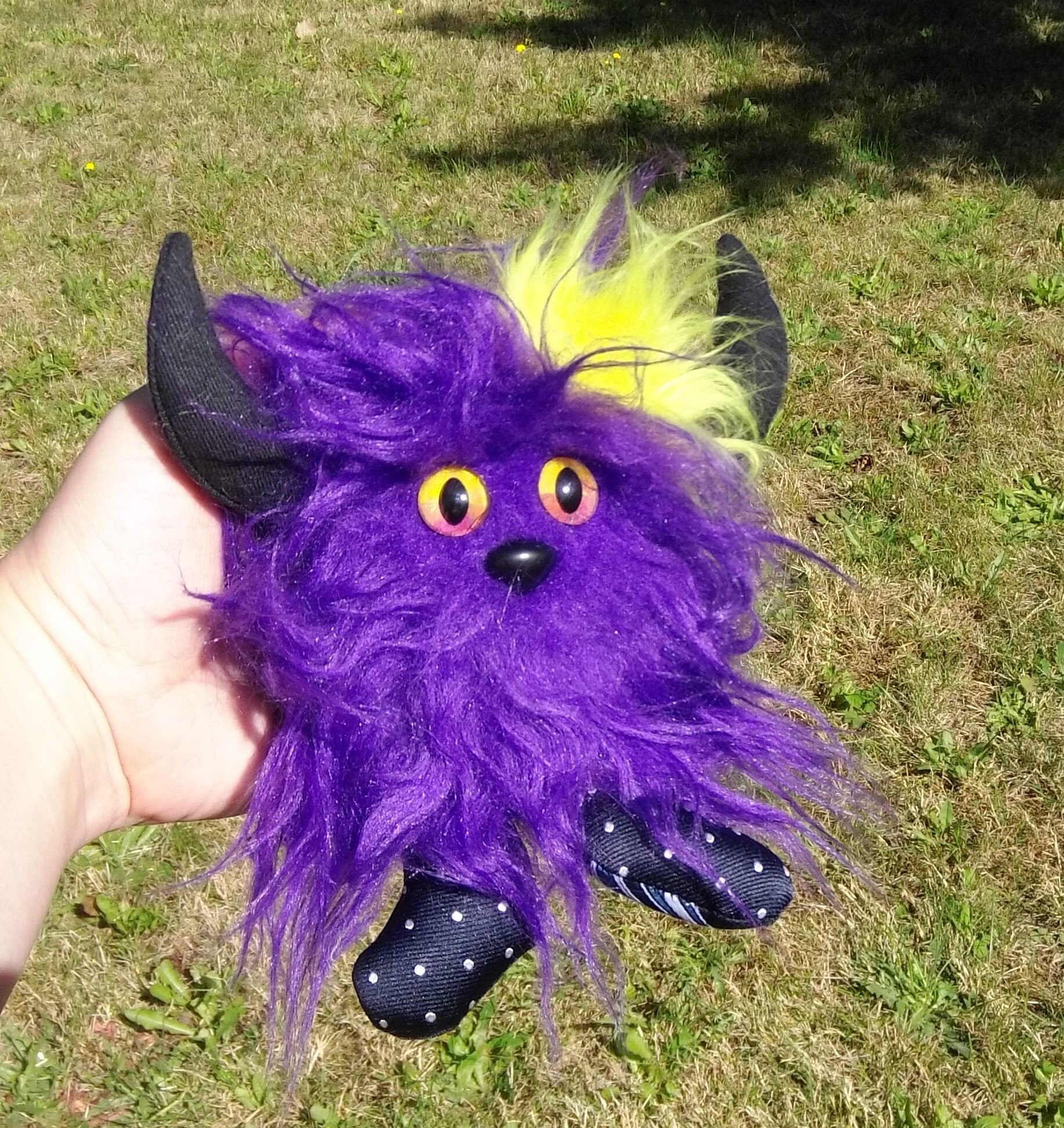 Weighted Stuffed Monster Mardi the Woobie Monster - Etsy