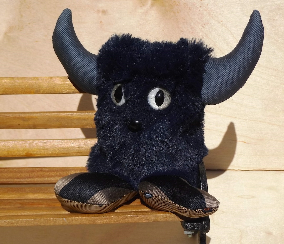 Weighted Stuffed Monster - Midnight the Woobie Monster - Etsy