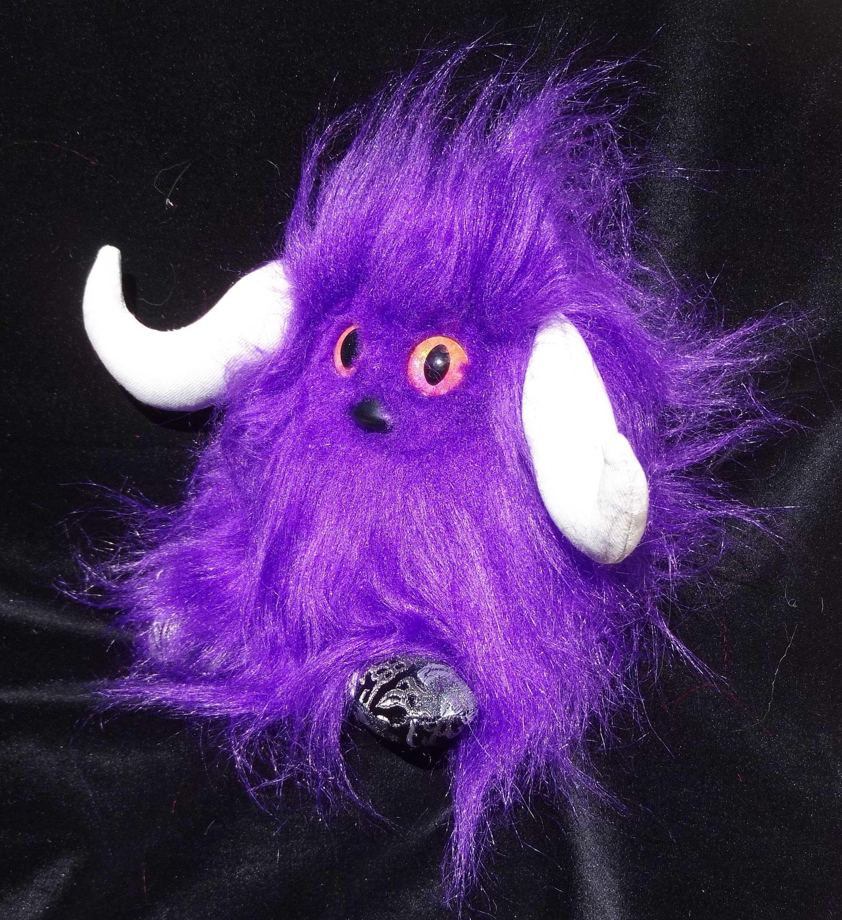 Weighted Stuffed Monster - Purpure the Woobie Monster - Etsy