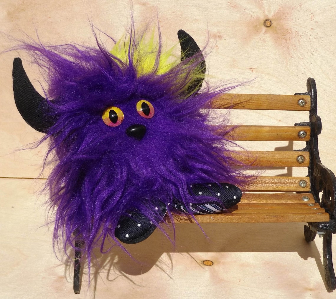 Weighted Stuffed Monster Mardi the Woobie Monster | Etsy