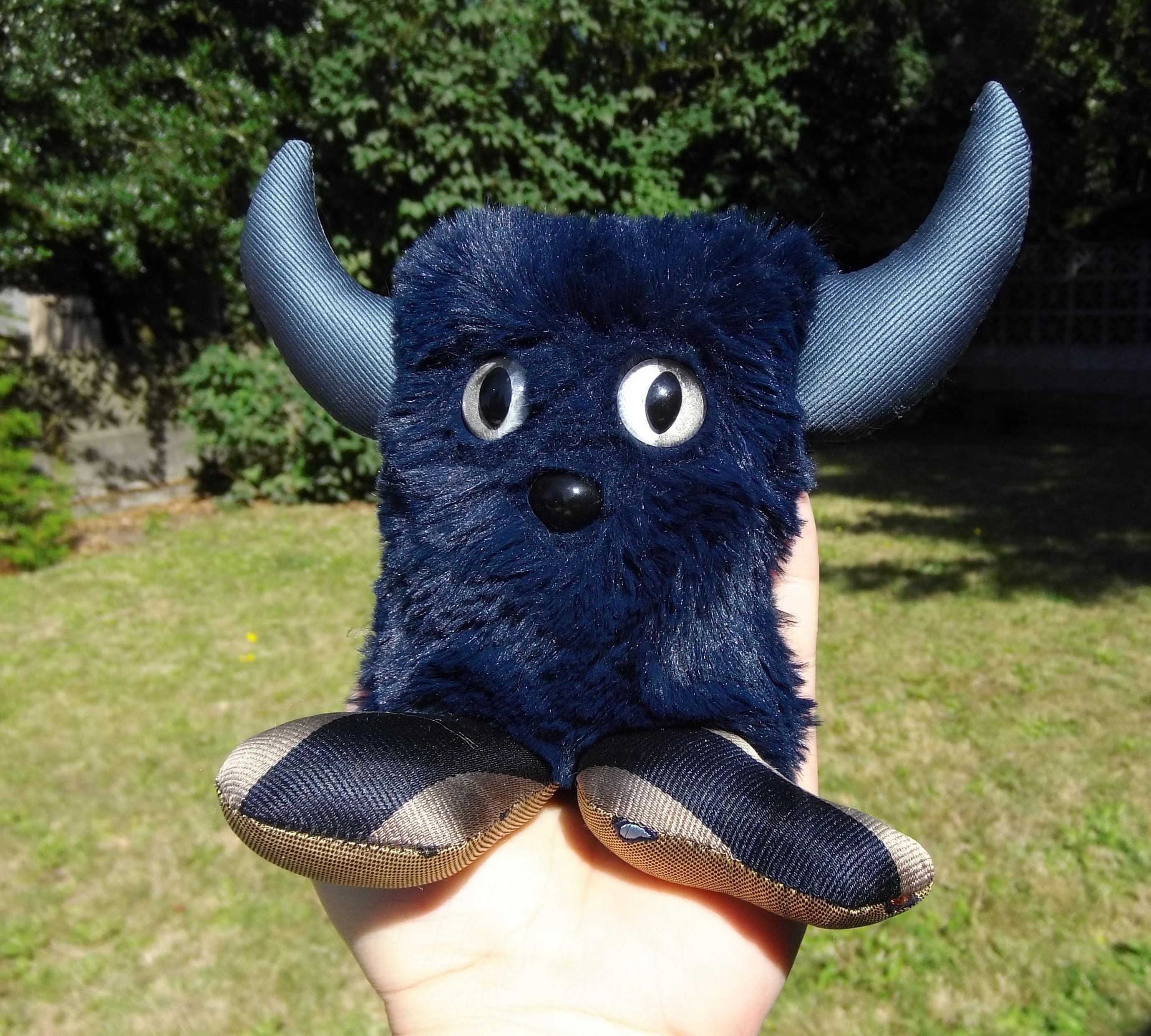 Weighted Stuffed Monster Midnight the Woobie Monster - Etsy