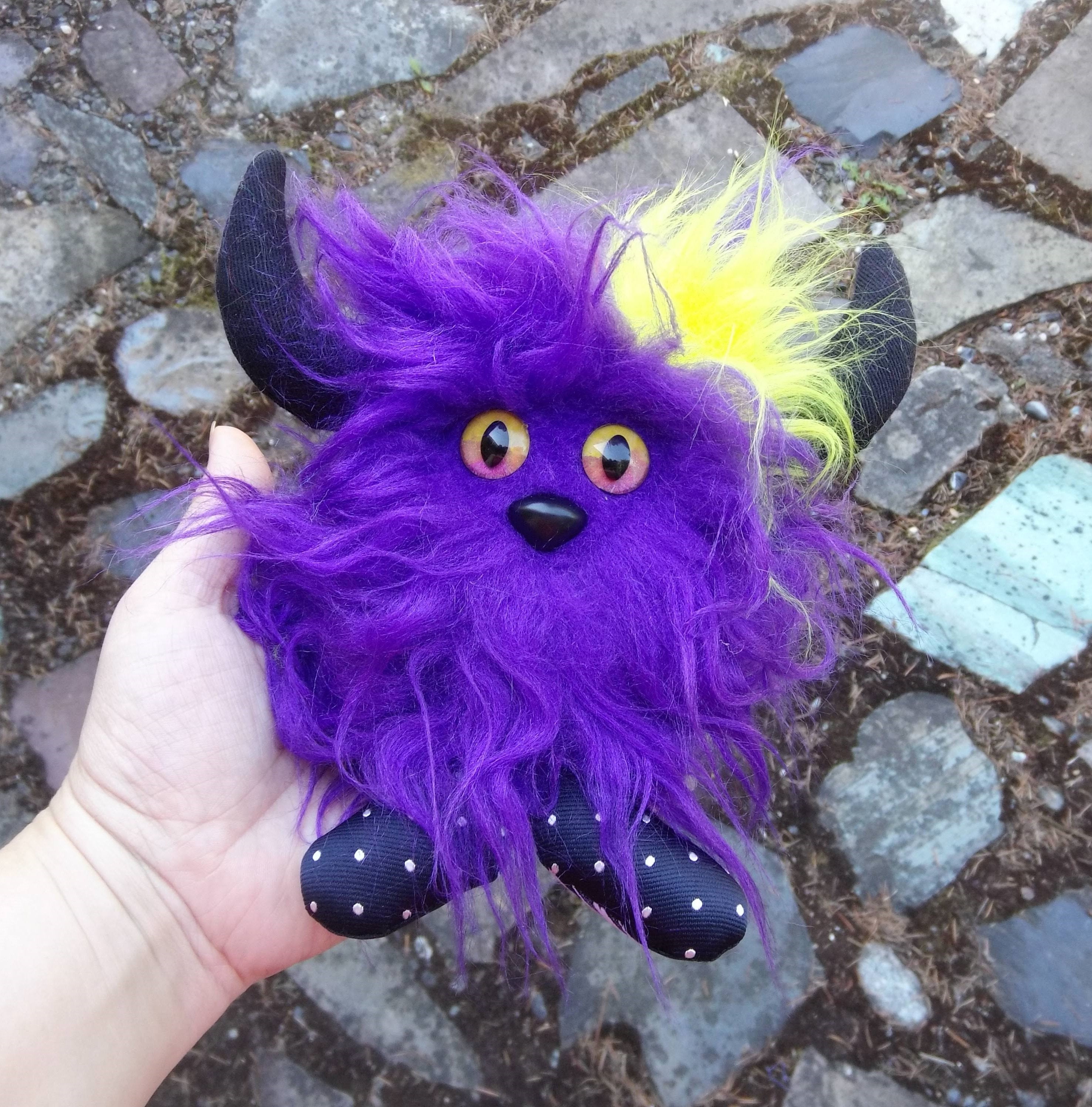 Weighted Stuffed Monster Mardi the Woobie Monster - Etsy