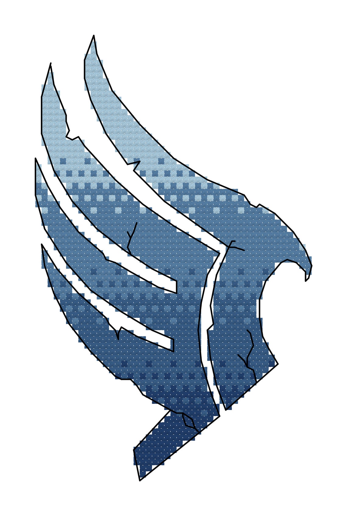 Mass Effect Paragon Renegade Morality Symbols Cross Stitch | Etsy