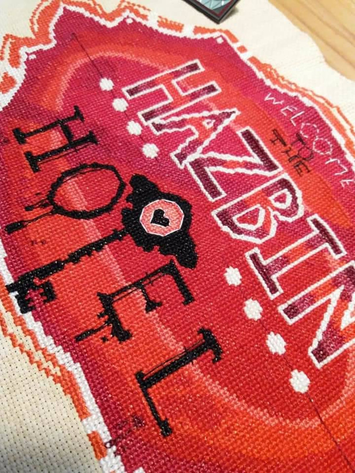 Hazbin Hotel Logo Cross Stitch Pattern - Etsy