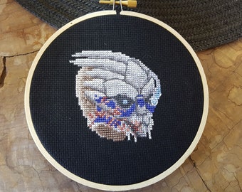 Garrus Vakarian Mass Effect Chibi Cross Stitch Pattern - Etsy