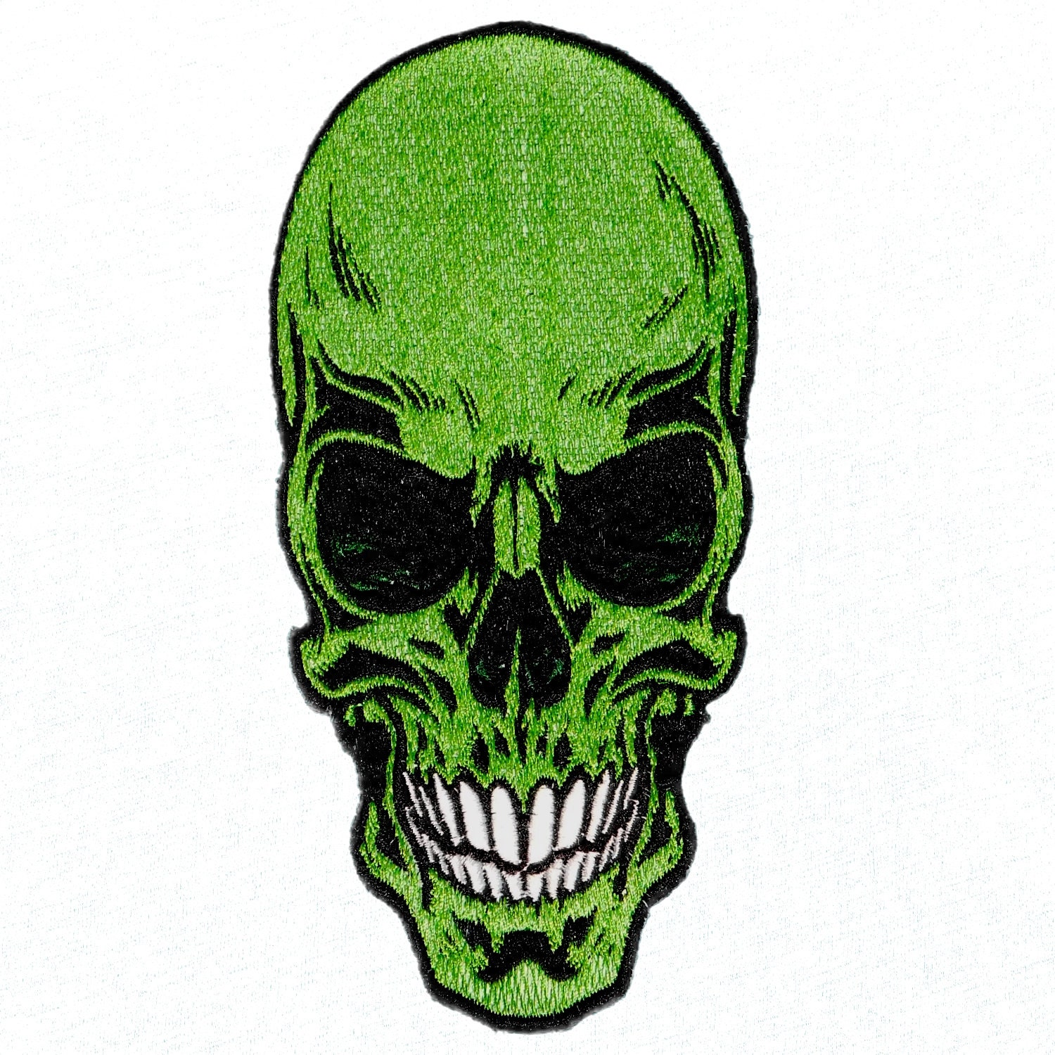 Alien Skull iron on patch embroidered Back Patch biker Logo | Etsy