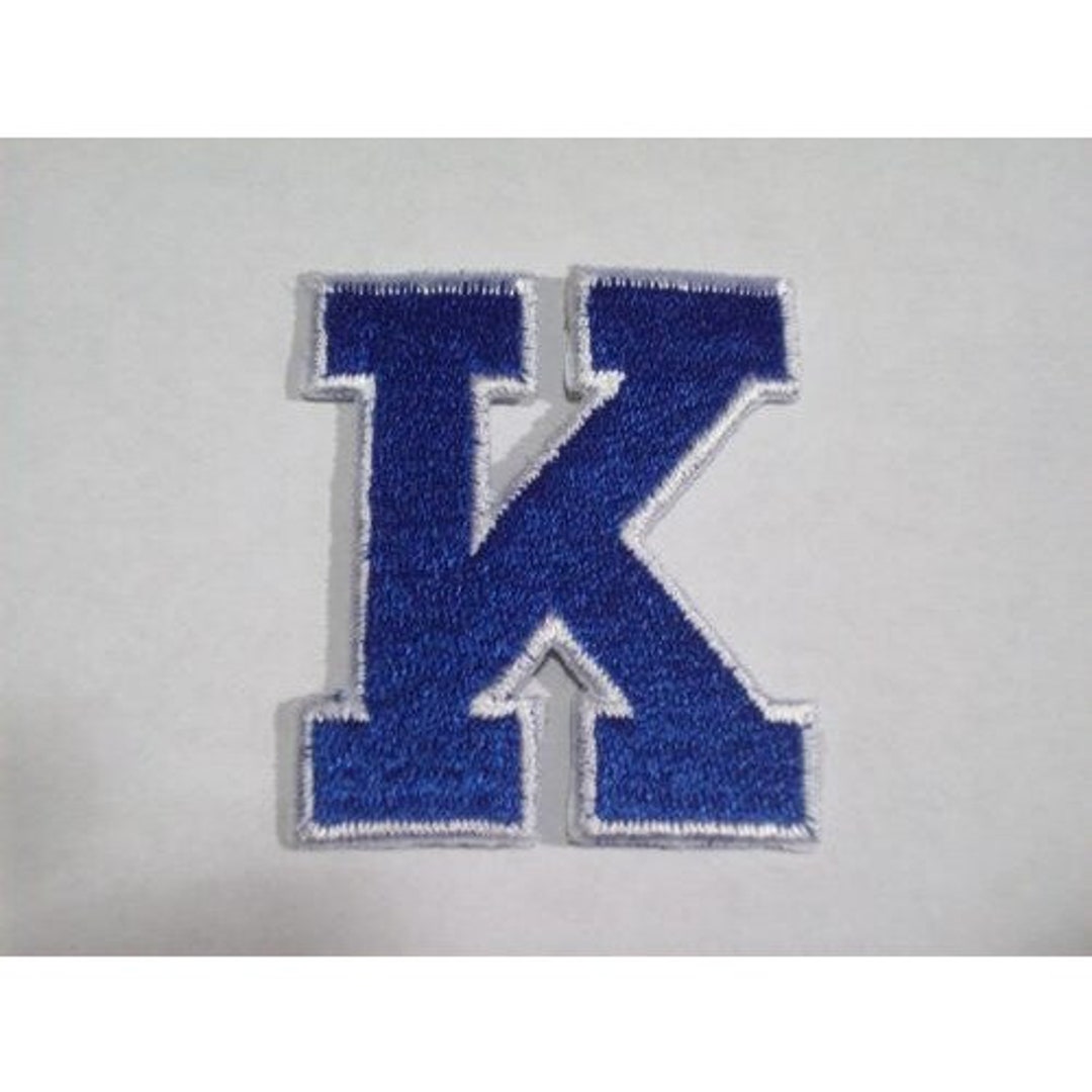 NCAA Kentucky 1 7/8 W 2 1/4 T Letter 'K' Iron-on Patch - Etsy