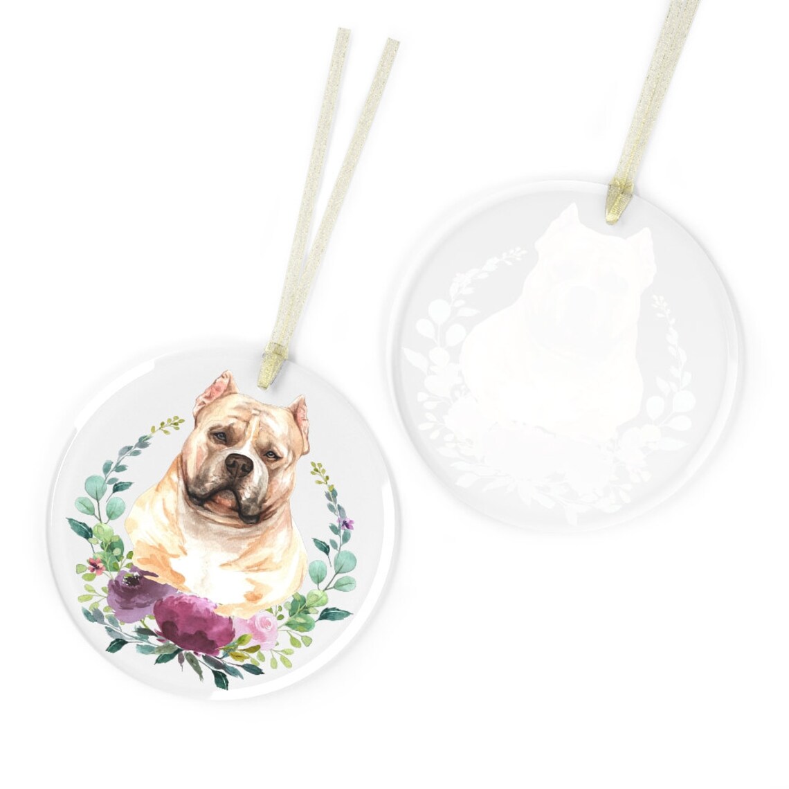 American Bully Gift Tie On Package Tie On Window Hanging Sun - Etsy