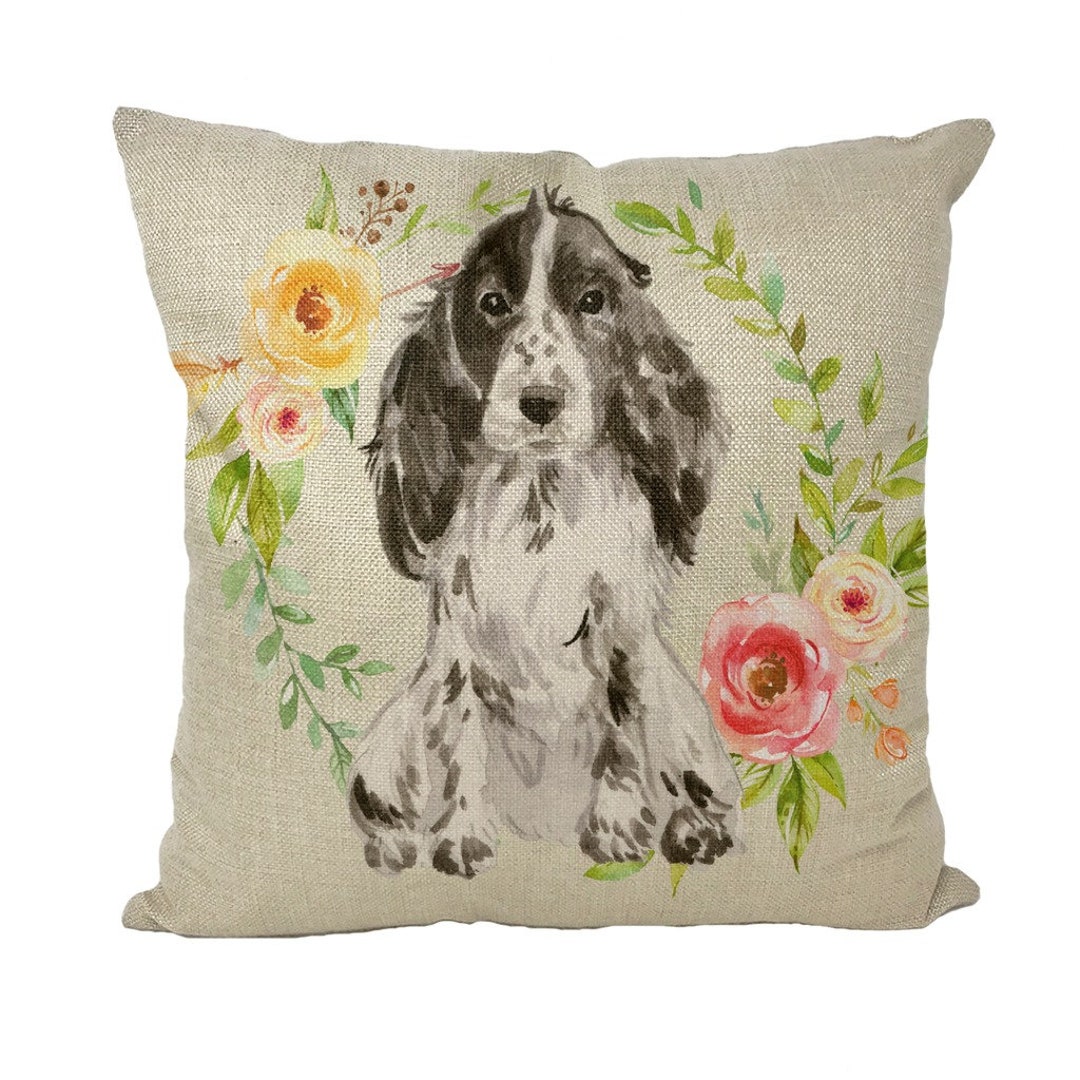 Springer Spaniel Throw Pillow Cover, Cover Only - Etsy
