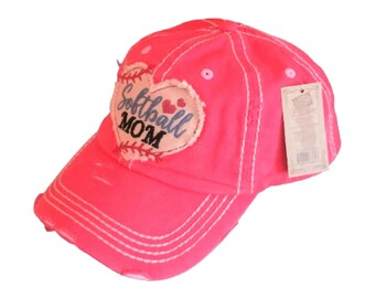 Distressed Ball Cap - Etsy