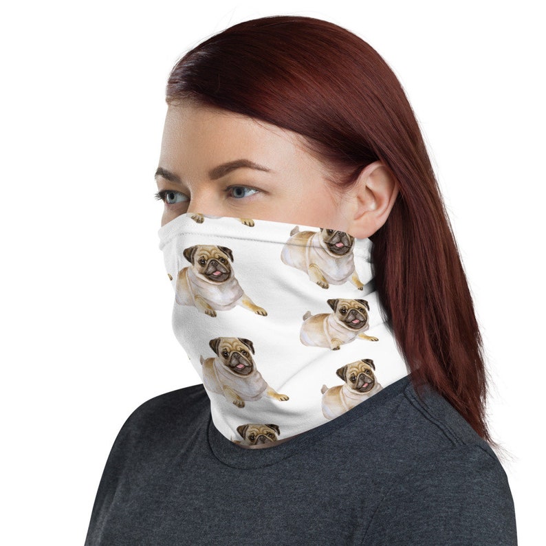Pug Face Mask USA Face Mask Washable Reusable Sneeze Guard | Etsy