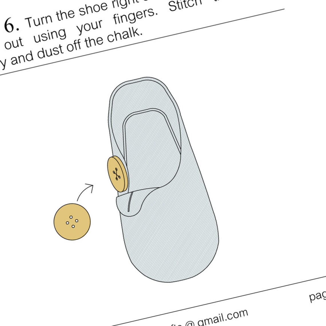 PDF SEWING PATTERN * Baby Shoe Model N.5 * Catarina M. * English - Etsy