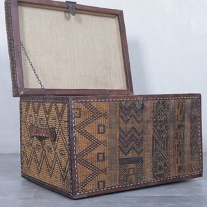 Vintage Handmade Tuareg Chest – African Trunk – Nomad Storage Chest ...