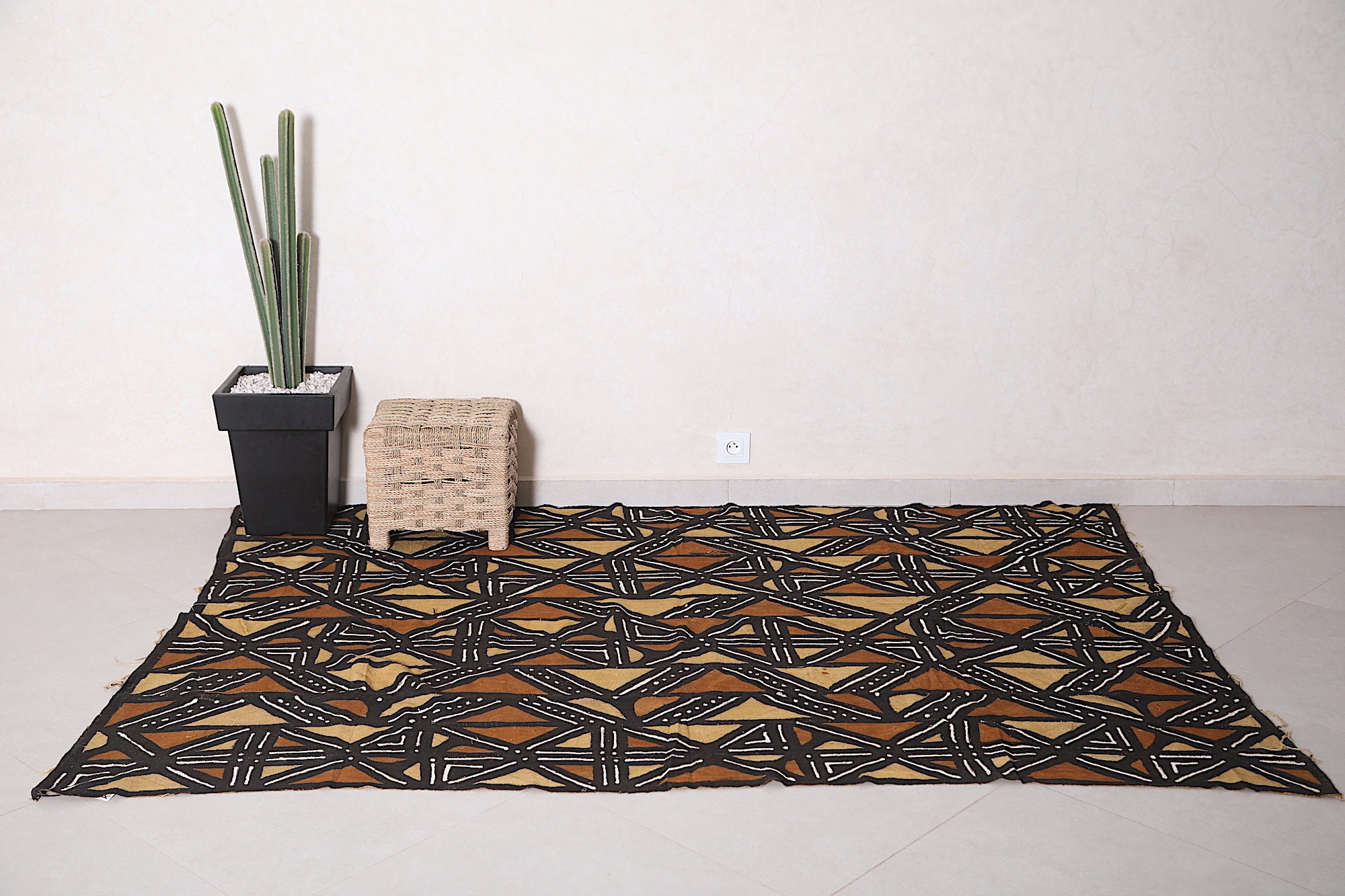 Vintage african rug 5 FT X 7.3 FT Tribal kilim rug floor | Etsy