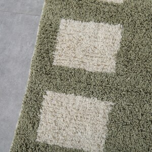 Moroccan Rug Sage Green - Custom Rug - Handmade Rug - Genuine Lamb Wool ...