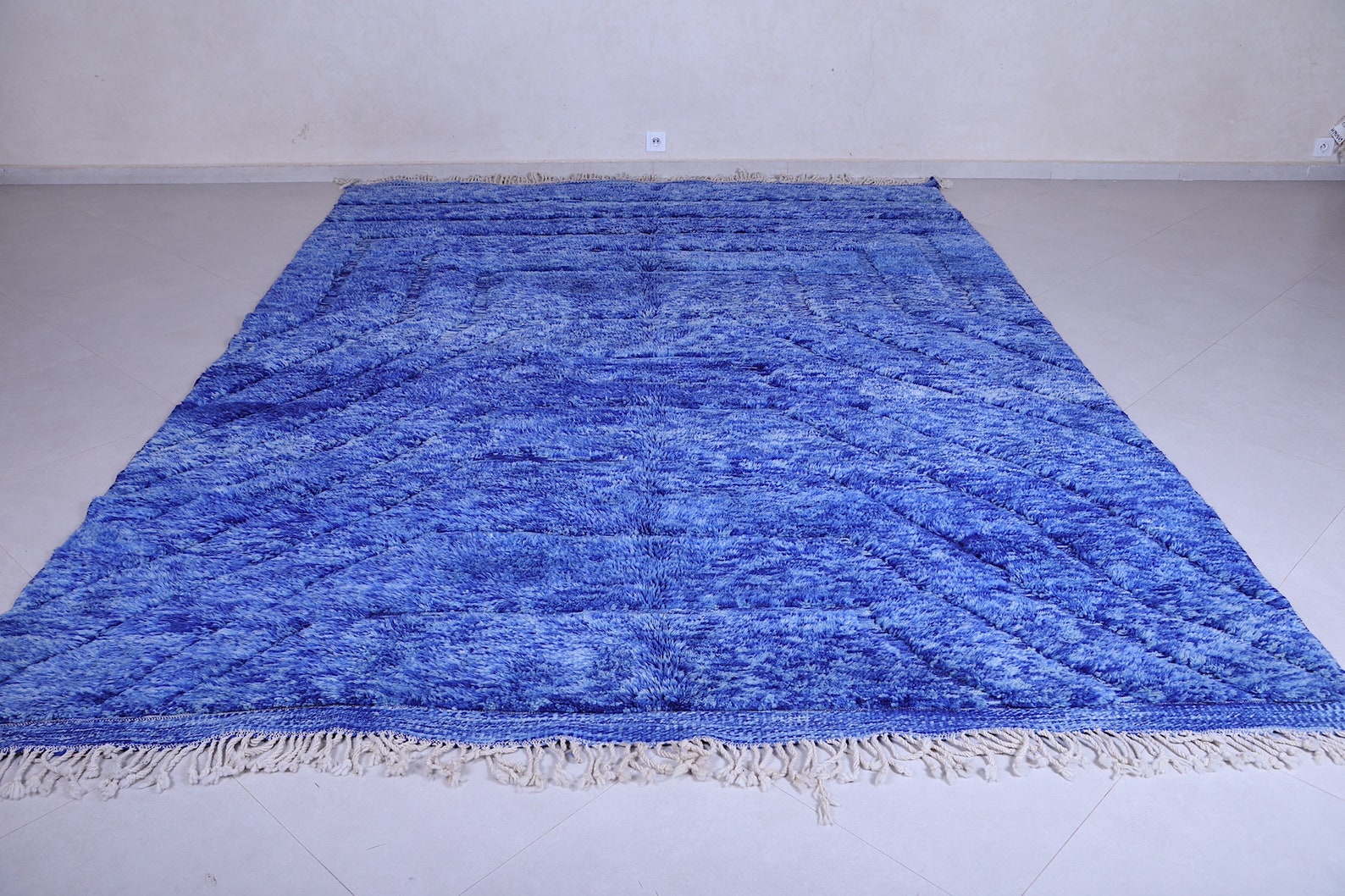 Moroccan Rug Blue Moroccan Rug Contemporary Custom Area - Etsy
