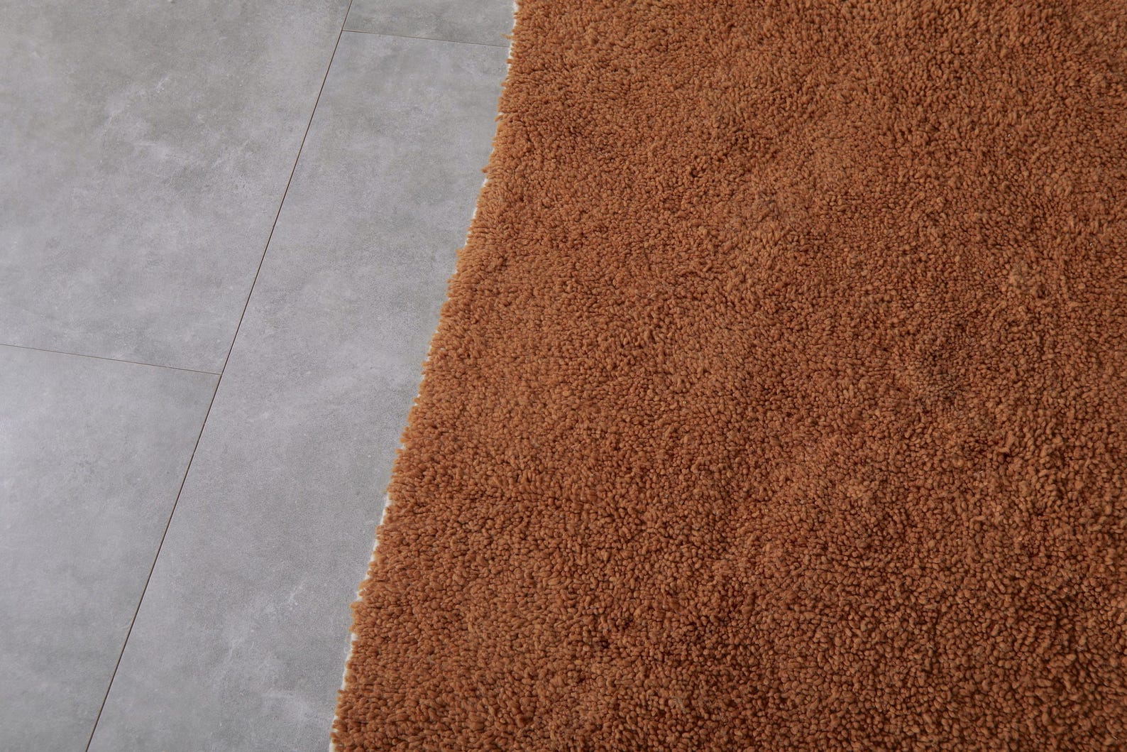 Moroccan Rug Dark Ginger Color - Beni Ourain Rug - Custom Size Rug ...