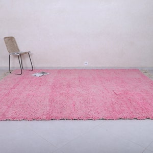 Moroccan Rug Pink Solid Rug Morocco Rug Berber Rug Moroccan Plain Rug ...