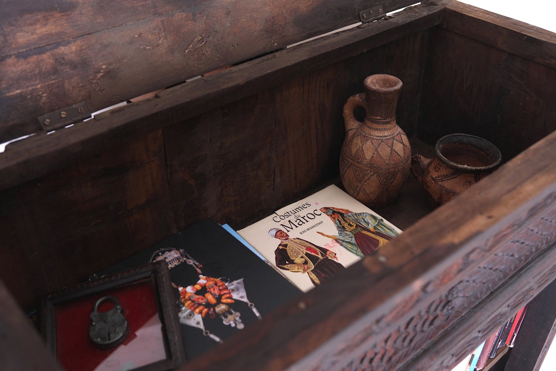 Wooden Library Handmade Library Wooden Bookshelf Home - Etsy