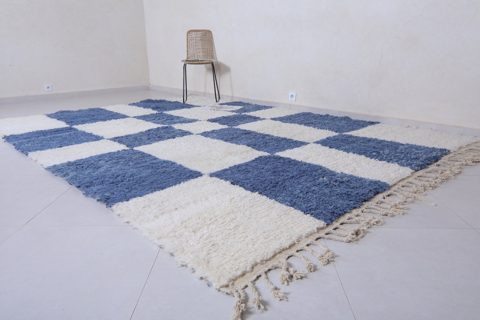 Moroccan Checkered Rug - Morocco Rug - Handmade Rug - Berber Rug ...